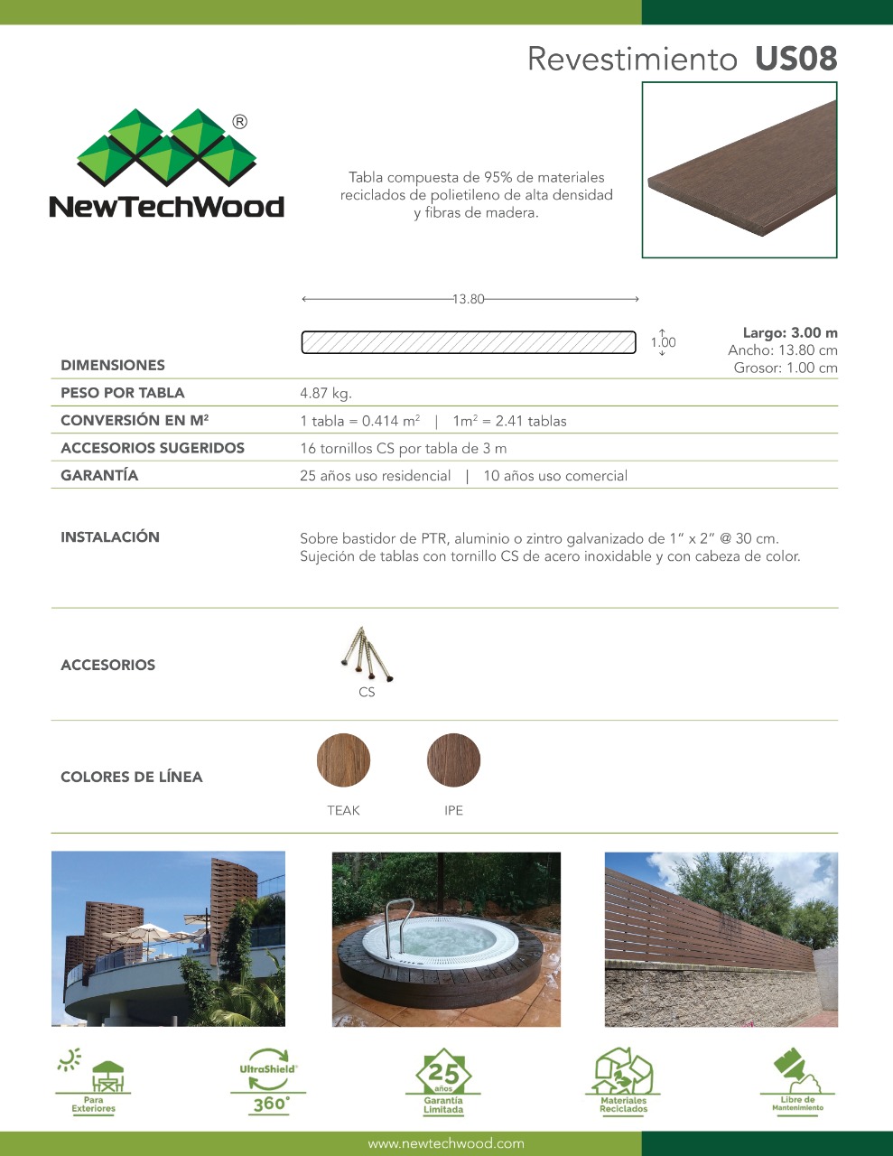 NEWTECHWOOD - La madera compuesta más duradera y más atractiva